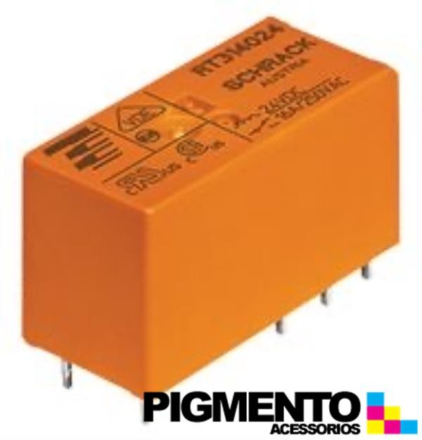 Relé 12VDC 8A DPDT (8 pinos) - Schrack RT424012 - Componentes ...